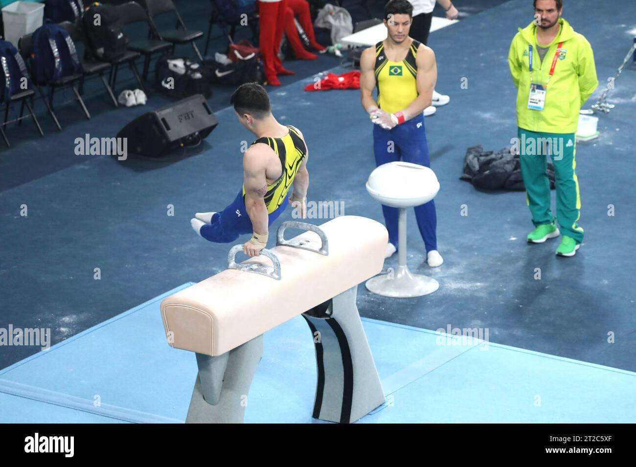 Santiago, Chile. 18th Oct, 2023. (INT) Brazilian Athletes during ...