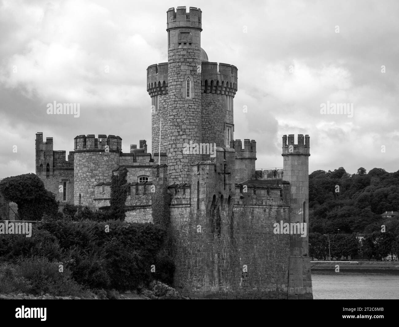 Old celtic castle tower, Blackrock castle in Ireland. Blackrock ...