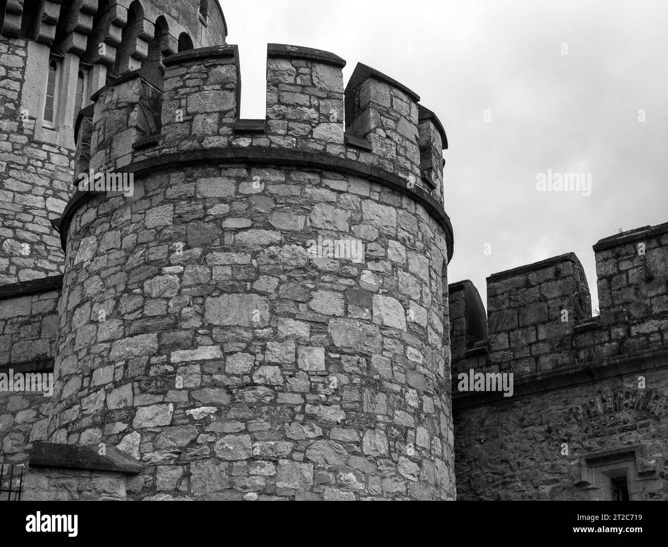 Old celtic castle tower, Blackrock castle in Ireland. Blackrock ...