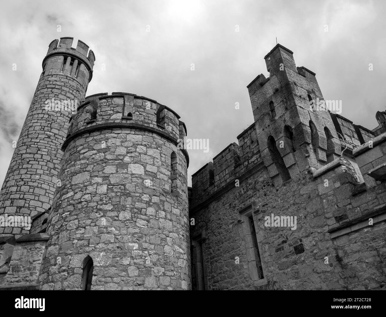 Old celtic castle tower, Blackrock castle in Ireland. Blackrock ...