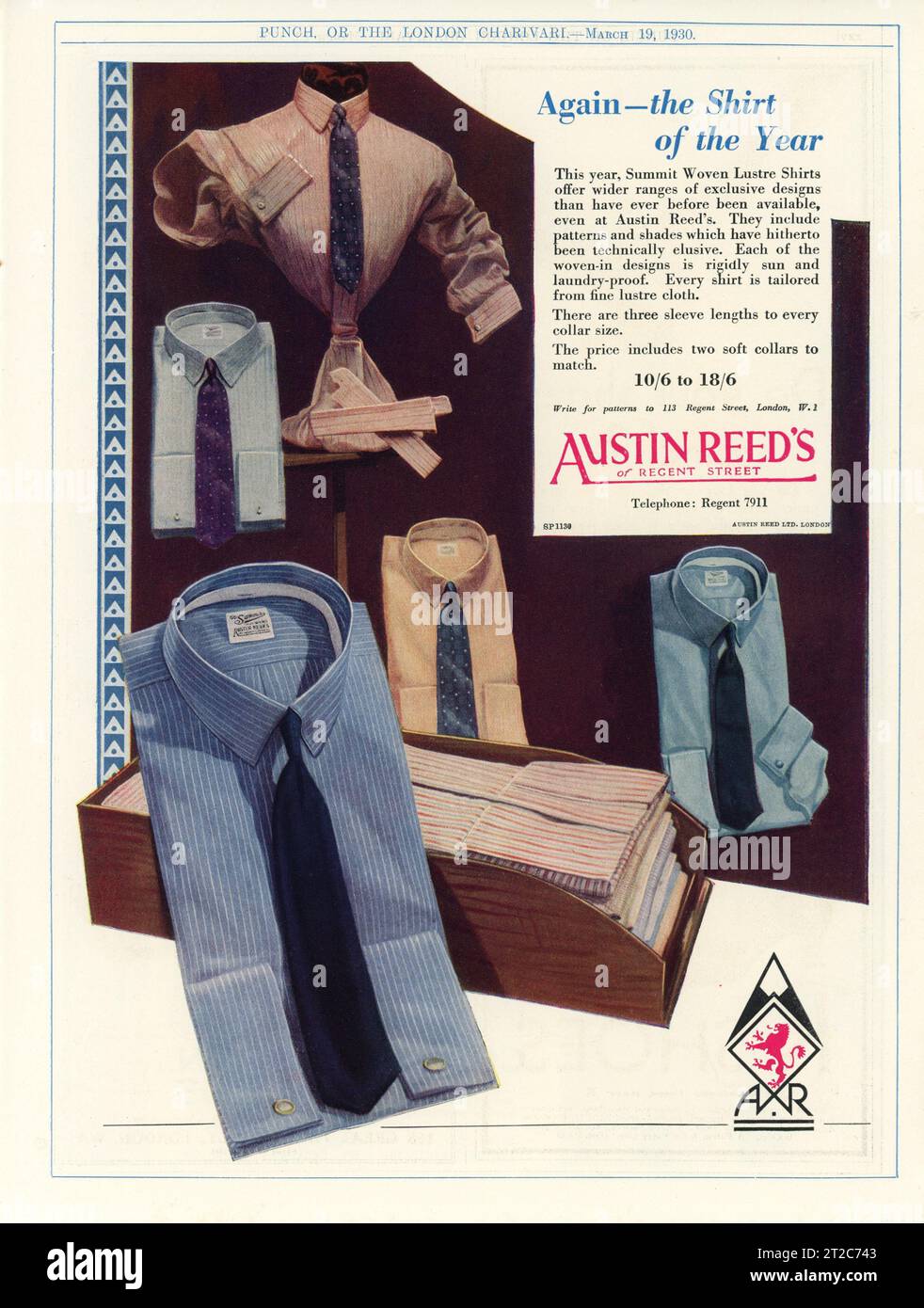 AUSTIN REED'S of Regent Street Summit Woven Lustre Shirts - the Shirt ...