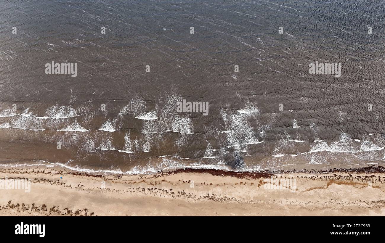 An aerial view of the stunning beach of Ayr, Scotland Stock Photo - Alamy