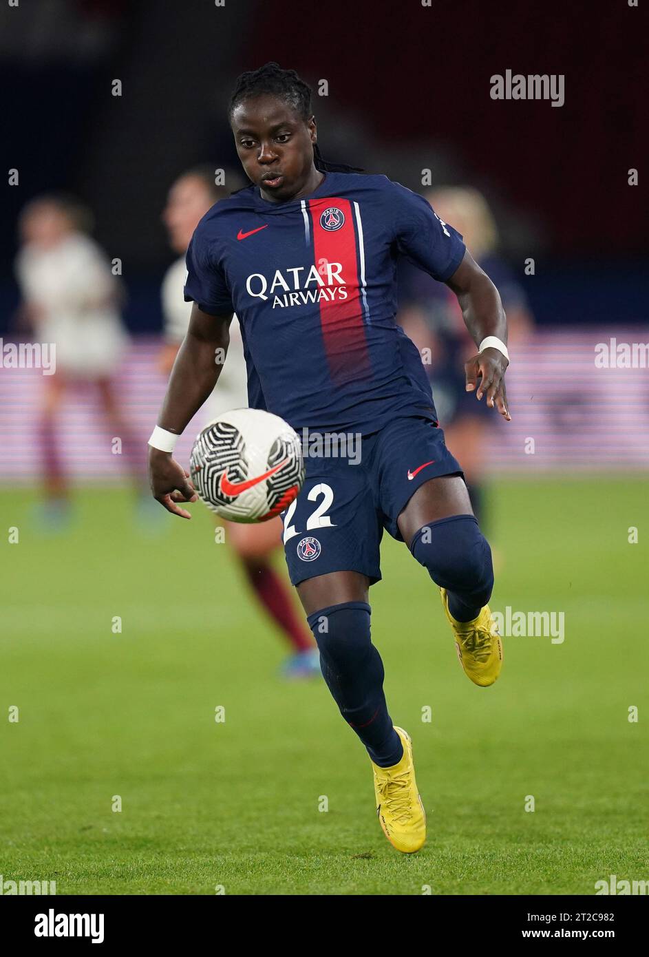 Paris Saint-Germain's Tabitha Chawinga during the UEFA Women's ...
