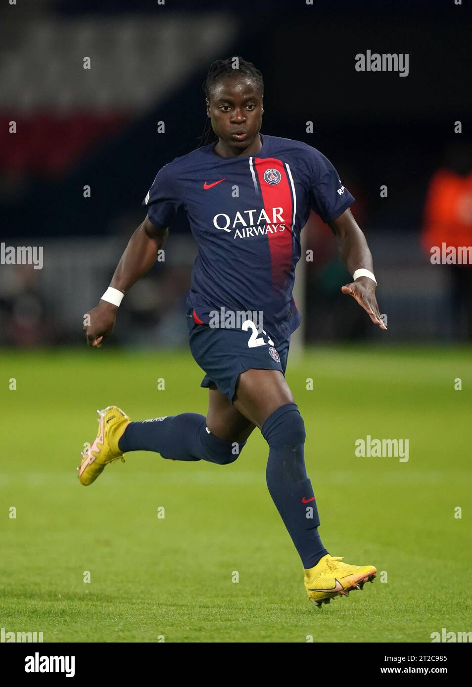 Paris Saint-Germain's Tabitha Chawinga during the UEFA Women's ...