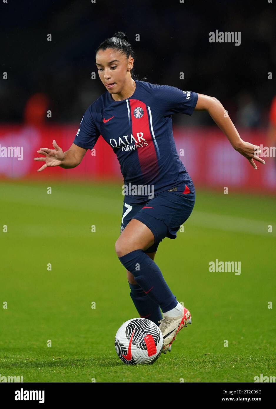 Paris Saint-Germain's Sakina Karchaoui during the UEFA Women's ...