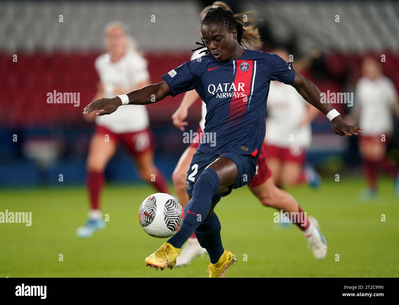 Paris Saint-Germain's Tabitha Chawinga during the UEFA Women's ...