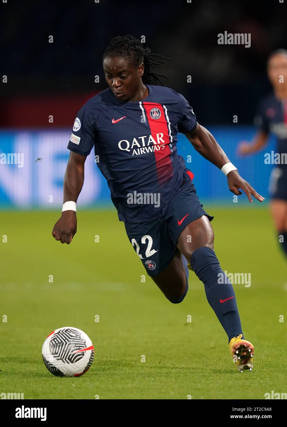 Paris Saint-Germain's Tabitha Chawinga during the UEFA Women's ...