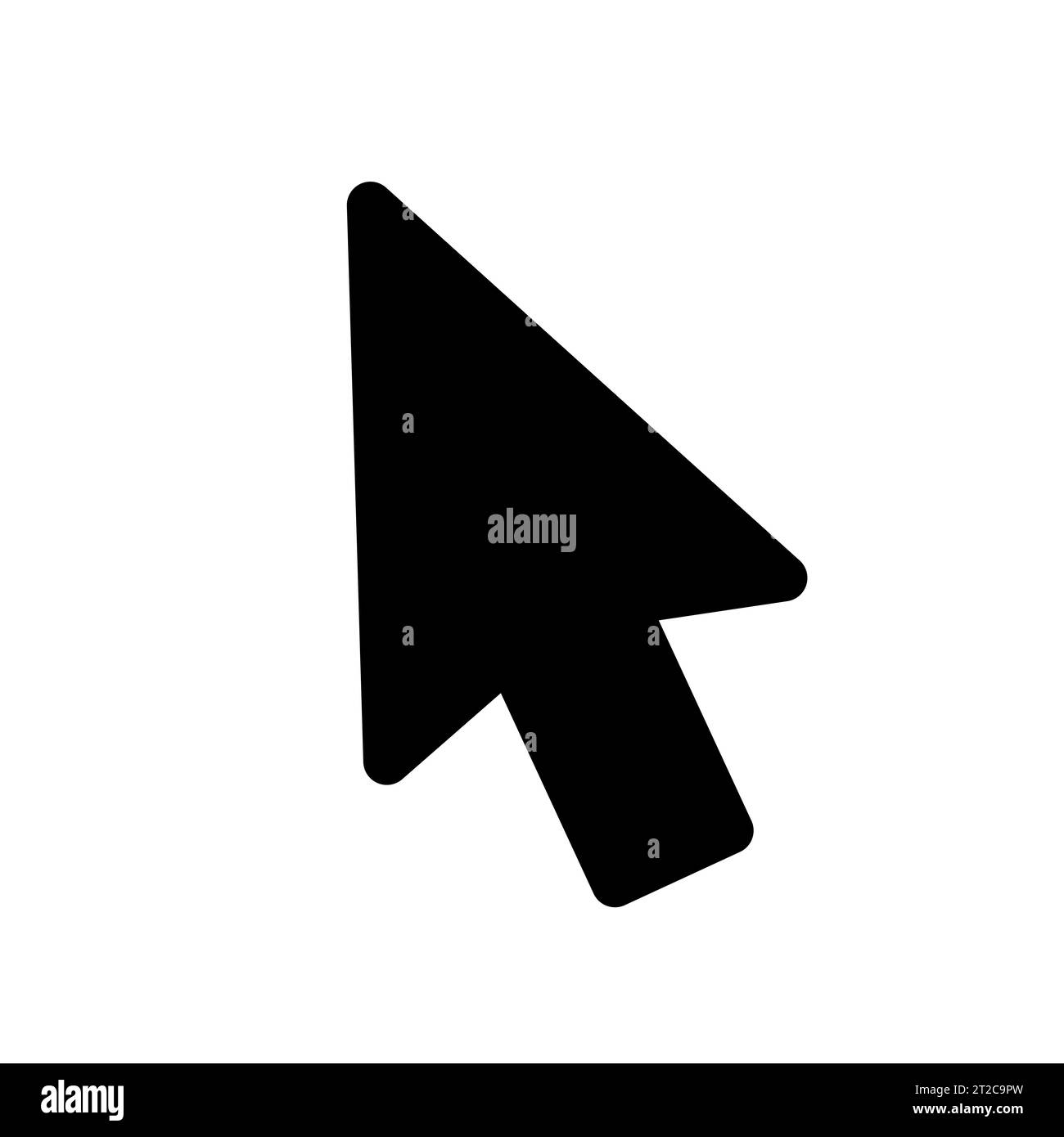 Mouse Arrow Click Computer Mouse Pointer Icon Black Cursor Isolated 1175