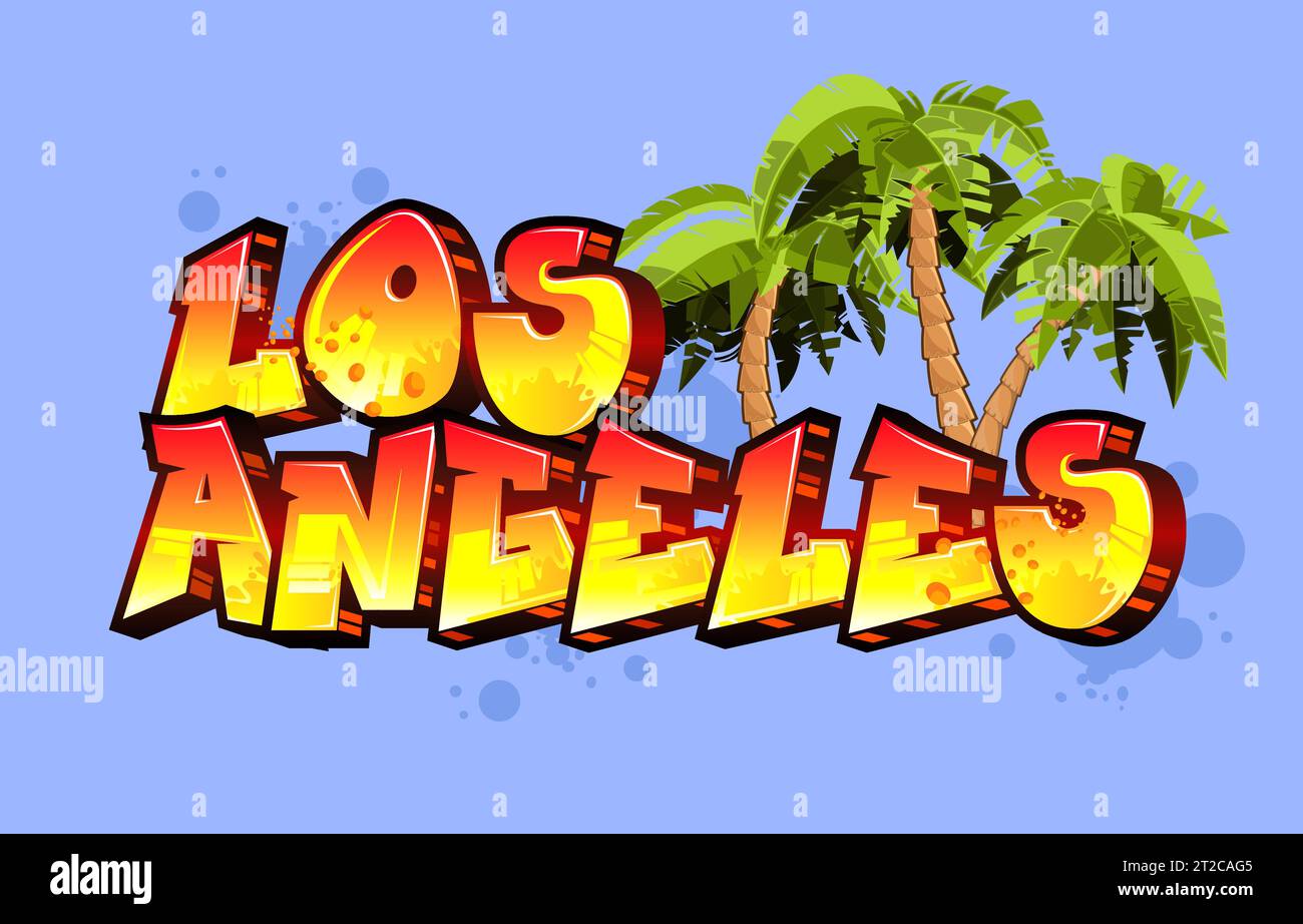 Los angeles graffiti Stock Vector Images - Alamy