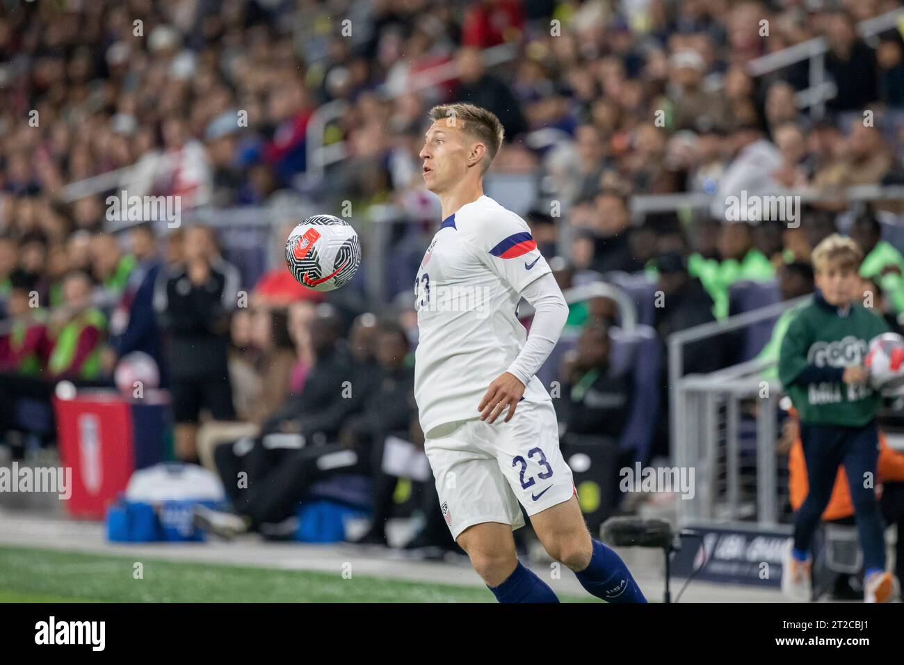 Nashville, Tennessee, USA. 17th October, 2023. Kristoffer Lund (23 ...