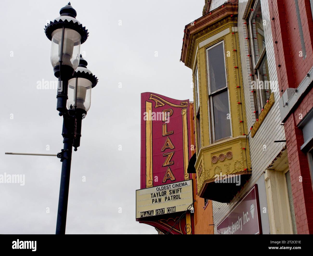 Ottawa, Kansas - October 14, 2023: Taylor Swift Eras Tour on Marquee at ... Ottawa, Kansas - October 14, 2023: Taylor Swift Eras Tour on Marquee at ...