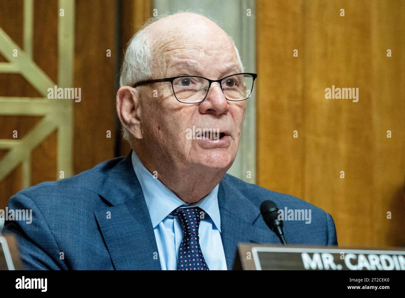 Washington United States 18th Oct 2023 U S Senator Ben Cardin D