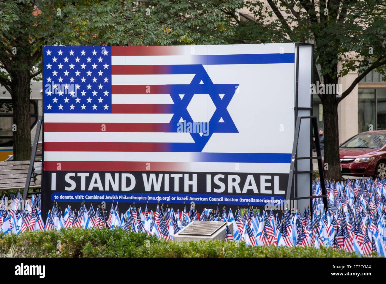 Boston, Massachusetts USA October 16, 2023 3000 Israeli and American ...