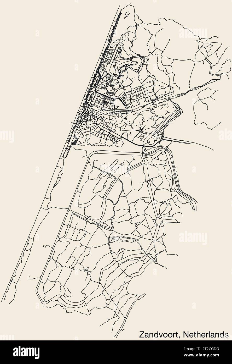 Netherlands map illustration Stock Vector Images - Alamy