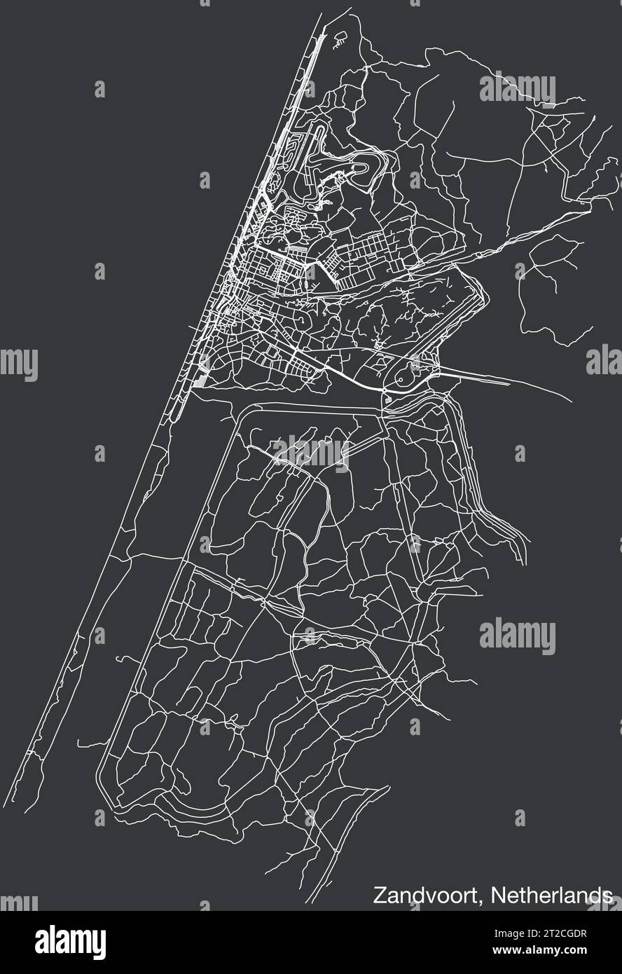 Map zandvoort hi-res stock photography and images - Alamy