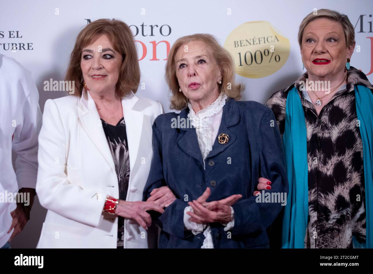 Madrid, Spain. 18th Oct, 2023. Carmen Maura, Maria Jose Alfonso and Marisol Ayuso attend the Mi ...