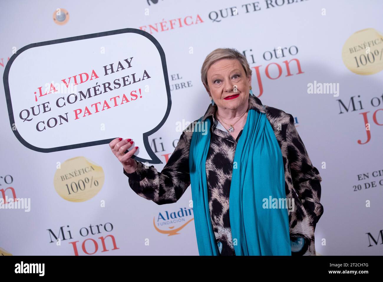 Madrid, Spain. 18th Oct, 2023. Marisol Ayuso attends the Mi Otro Jon ...