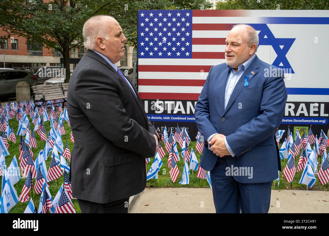 Boston, Massachusetts USA October 16, 2023 3000 Israeli and American ...