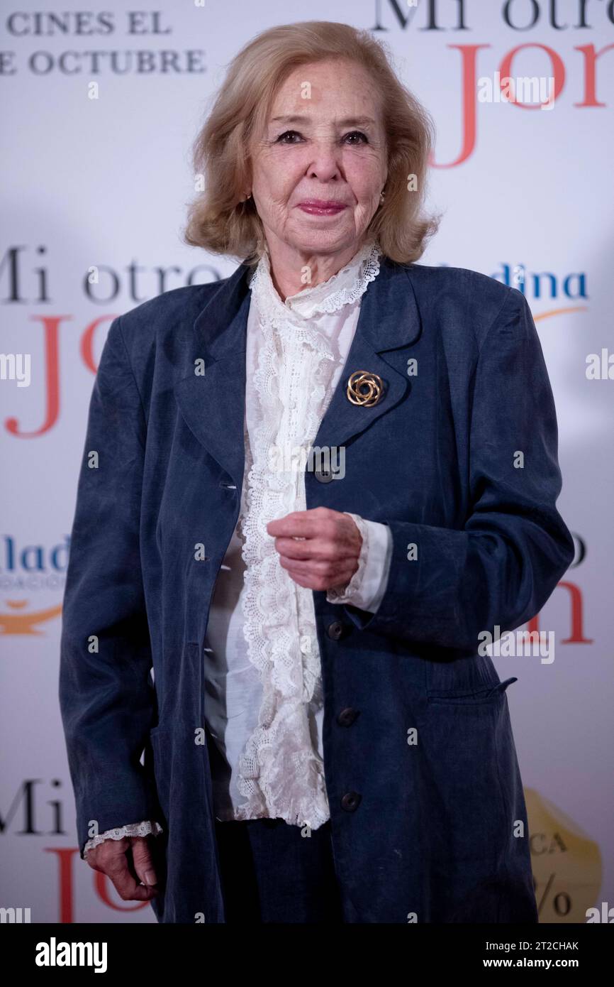 Madrid, Spain. 18th Oct, 2023. Maria Jose Alfonso attends the Mi Otro ...