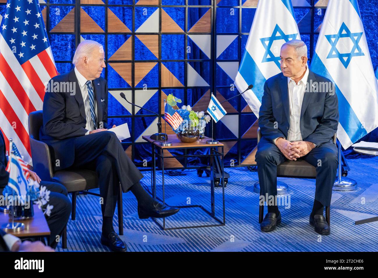 Tel Aviv, Tel Aviv, Israel. 18th Oct, 2023. President of the United ...