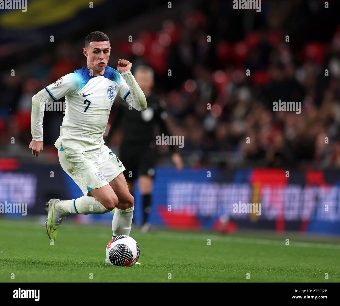 London, UK. 17th Oct, 2023. Phil Foden of England in action. England v ...