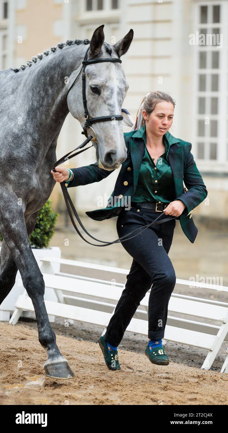 Izzy TAYLOR of Great Britain with Barrington Alice during the first ...