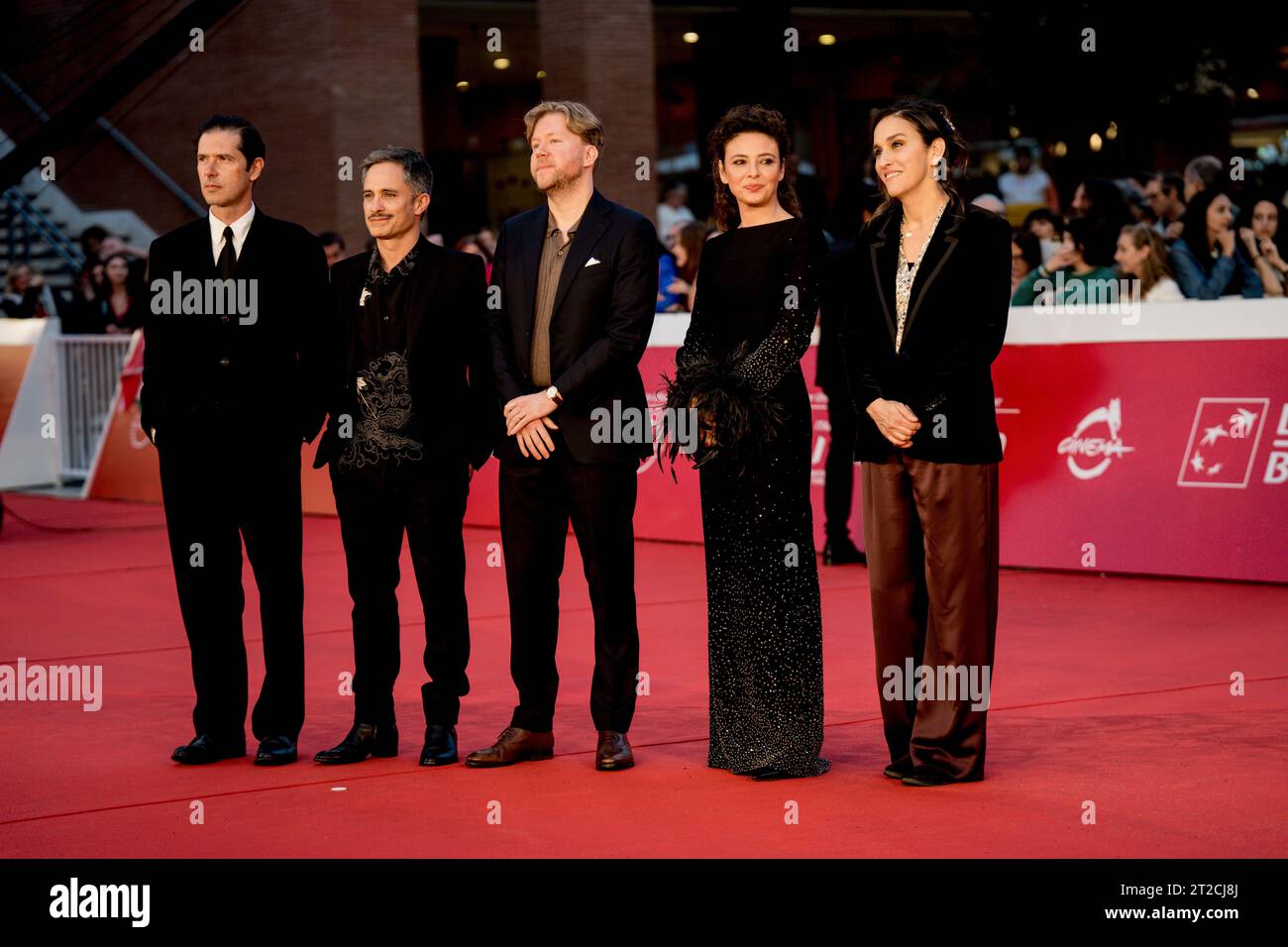 ROME, ITALY - OCTOBER 18: Jasmine Trinca, Melvil Poupaud, Gael Garcia ...