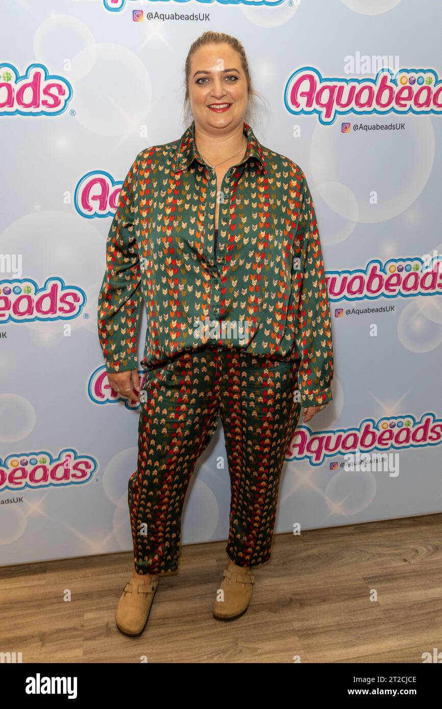 Guests attend the Aquabeads Nail Studio Launch at The Townhouse Covent ...