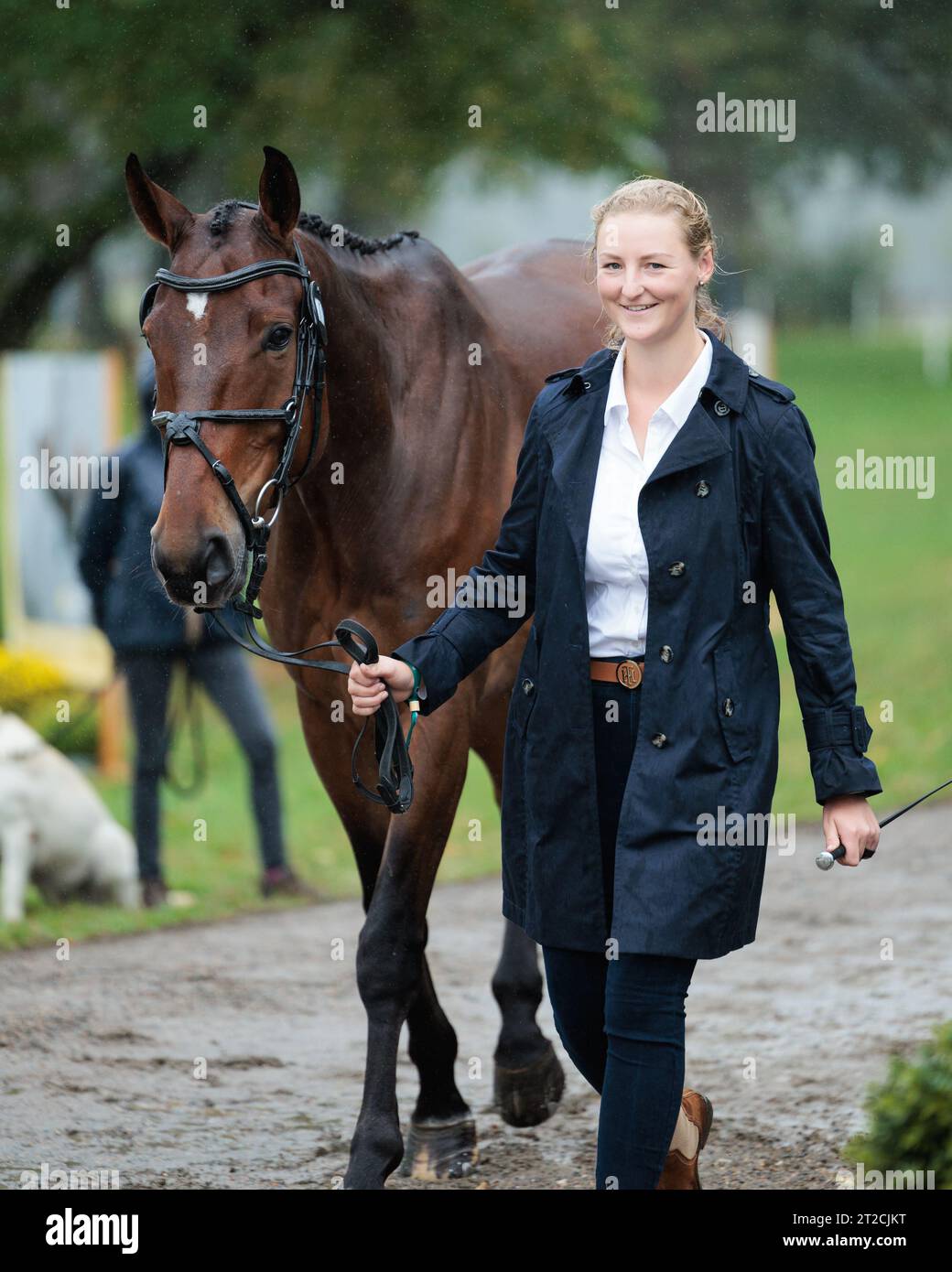 Johanna MARLOH of Germany with Js Chakalaka during the first horse ...