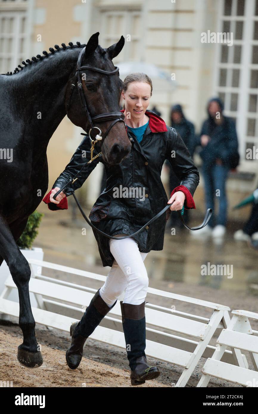 Suzanne HAGAN of Ireland with Loughview Commander during the first ...
