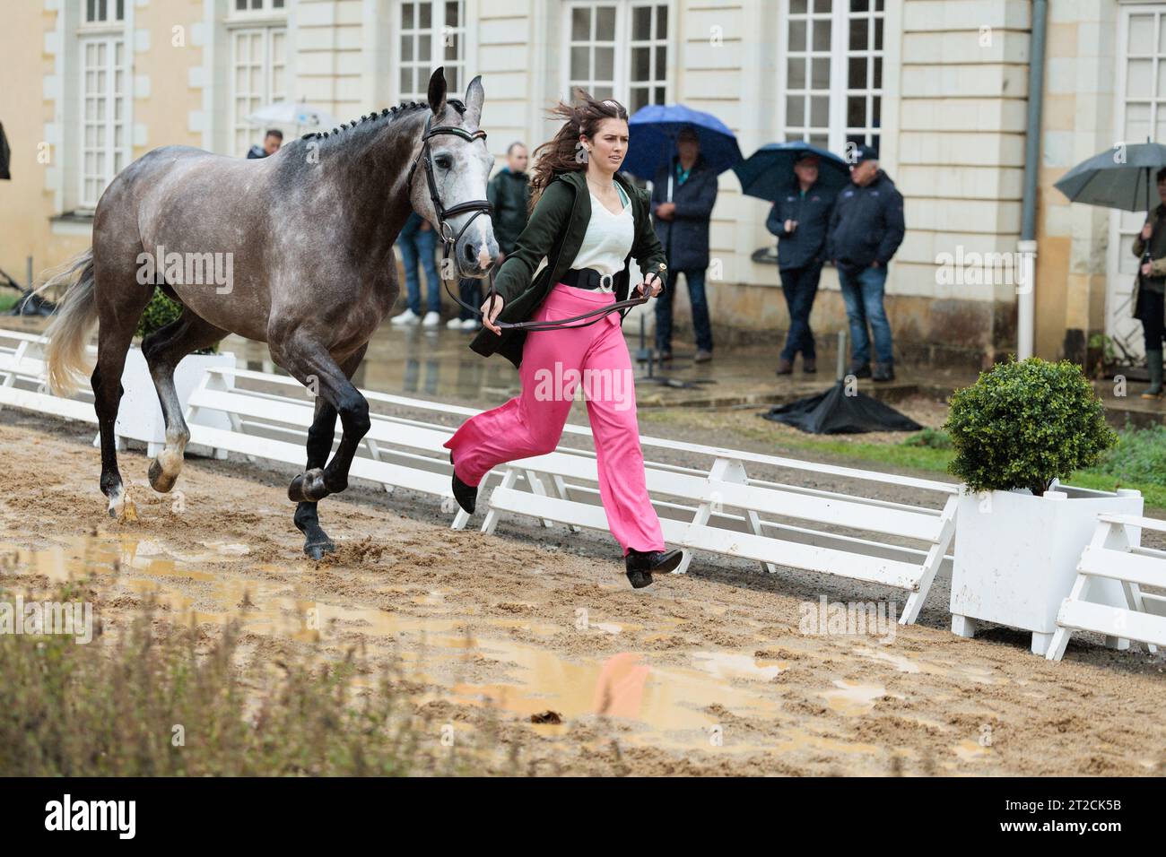 Alyssa O'NEILL of Ireland with Danos Lola during the first horse ...