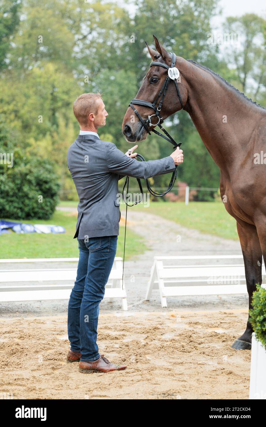 Christopher SIX of France with Good Moussardiere during the first horse ...