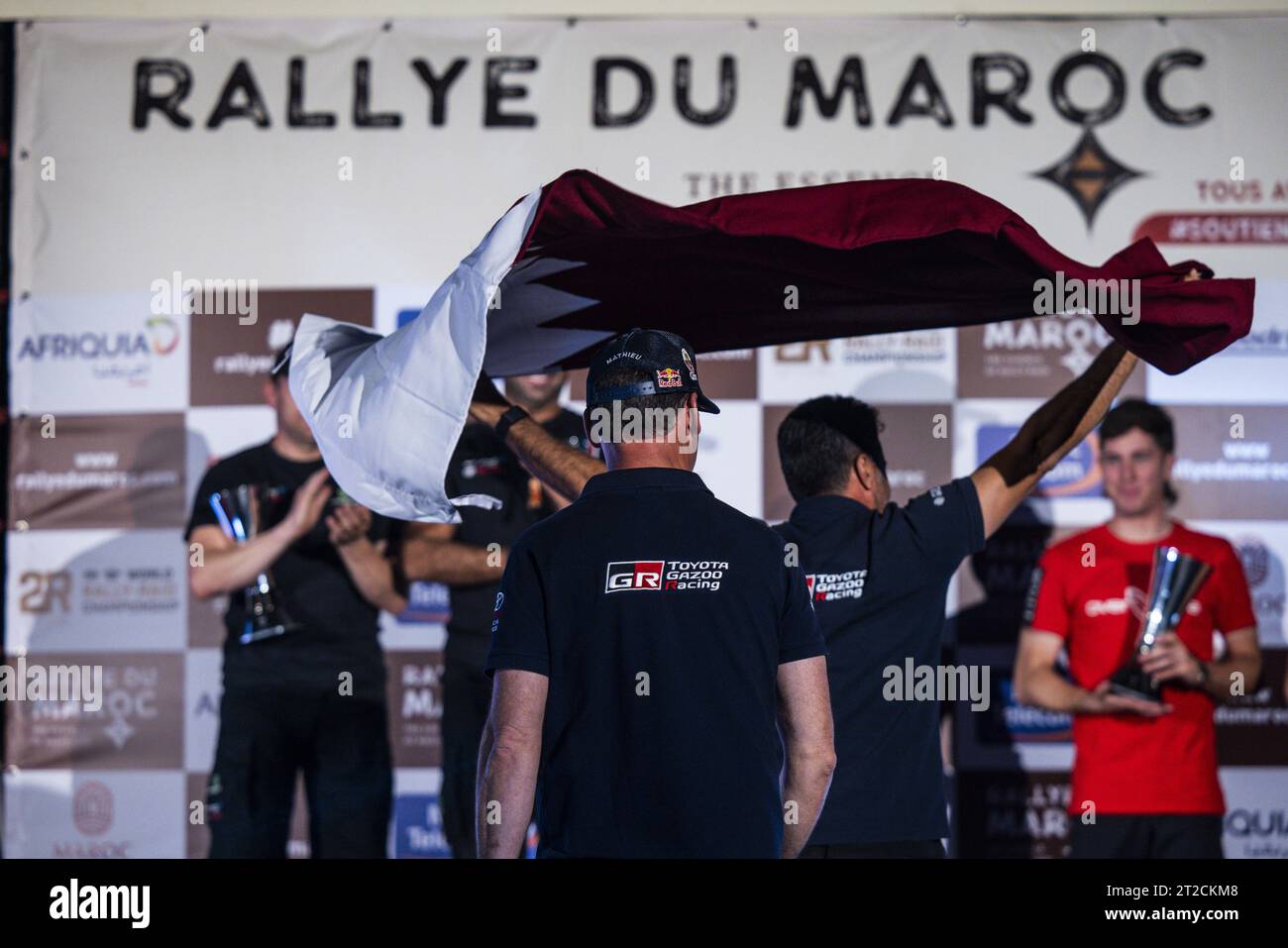 BAUMEL Mathieu (fra), Toyota Gazoo Racing, Toyota GR DKR Hilux, FIA W2RC, podium during the ...