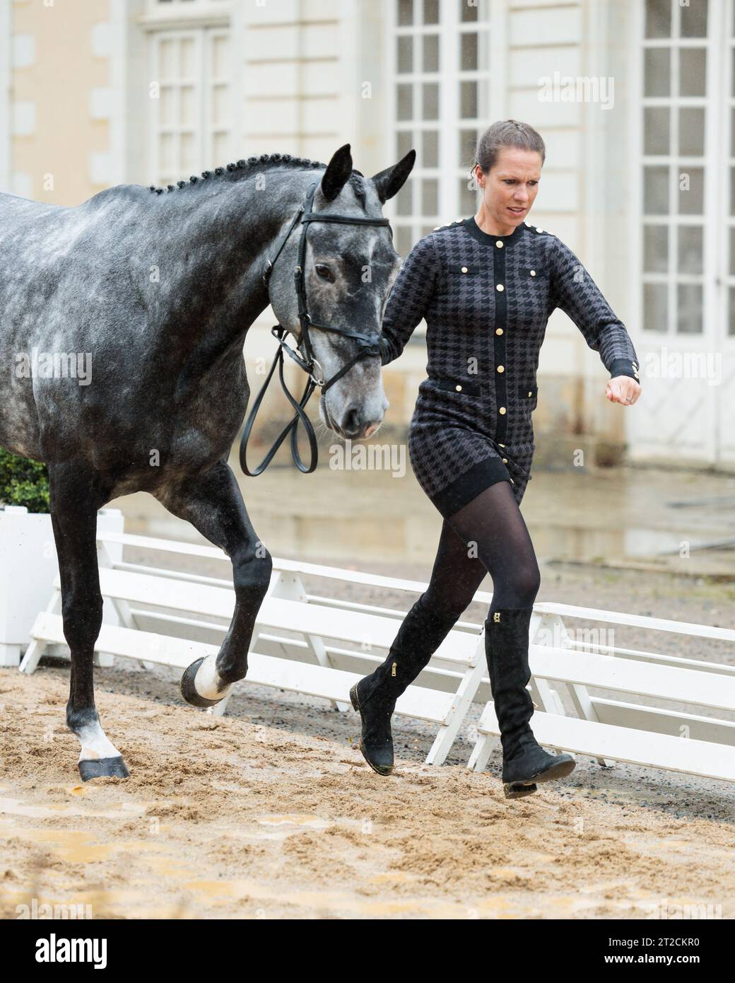 Fiona KASHEL of Great Britain with Monbeg Cazador during the first ...
