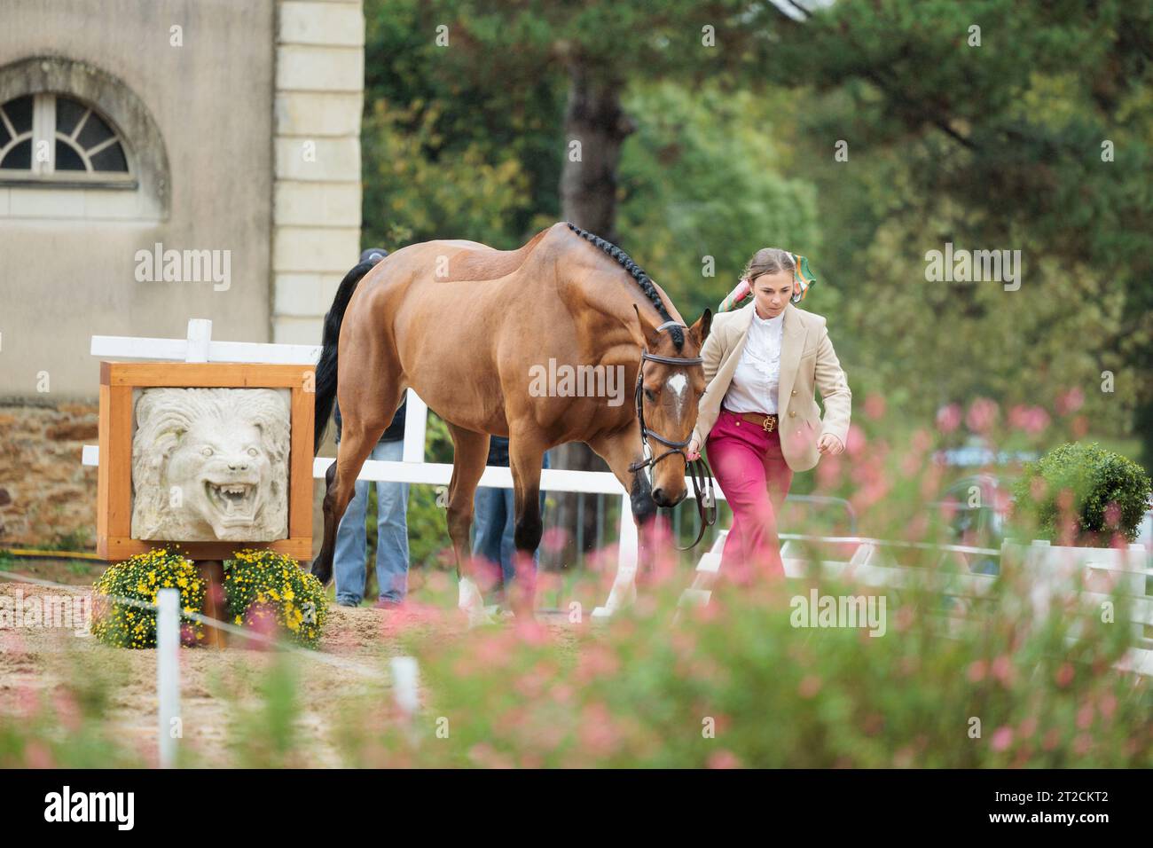 Phoebe LOCKE of Great Britain with Renkum Jitterbug during the first ...