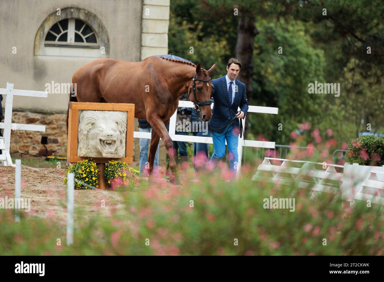 Harry MEADE of Great Britain with Amiro Island during the first horse ...