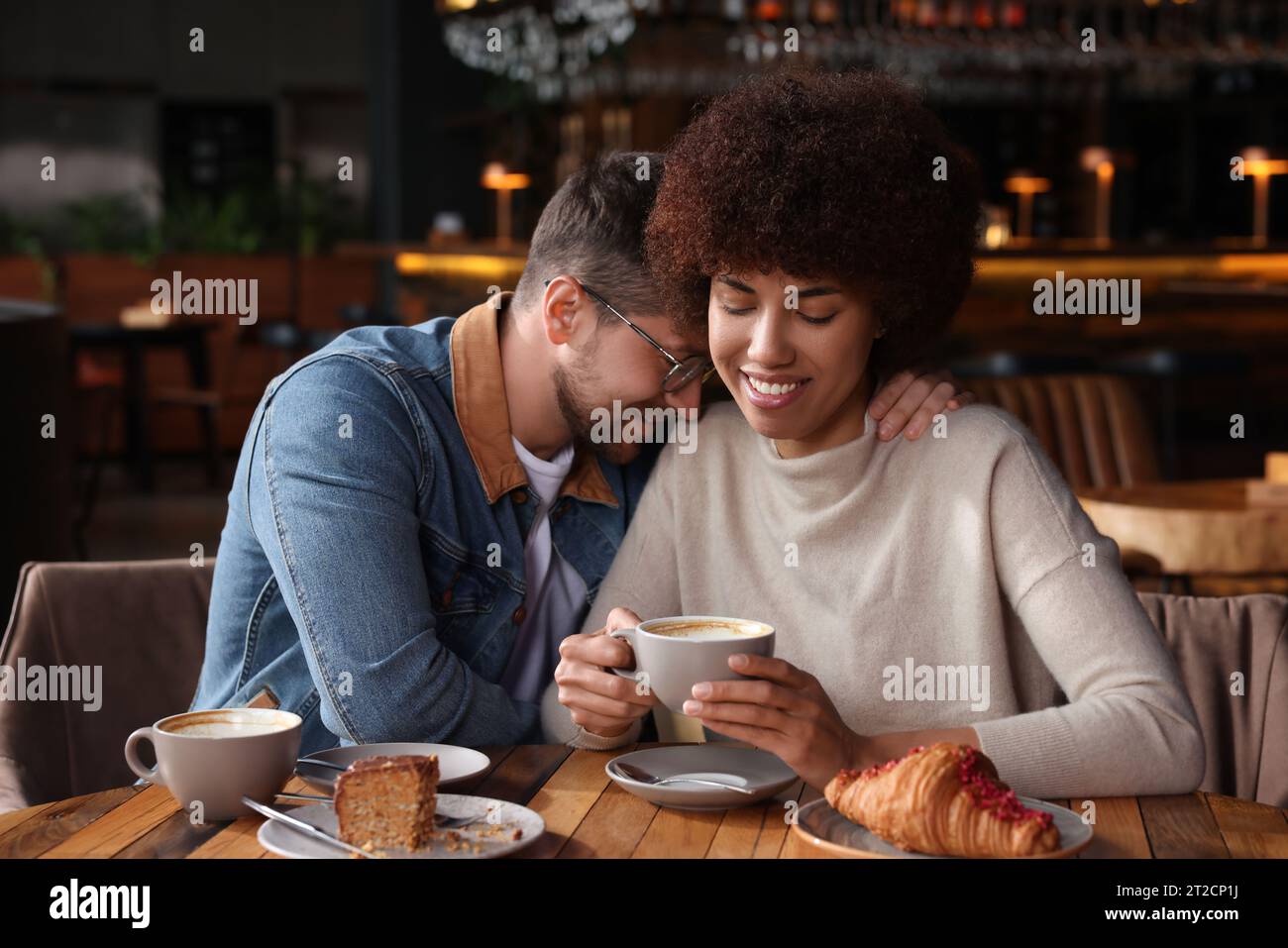 Beloved couple romantic feelings lovely hi-res stock photography and ...