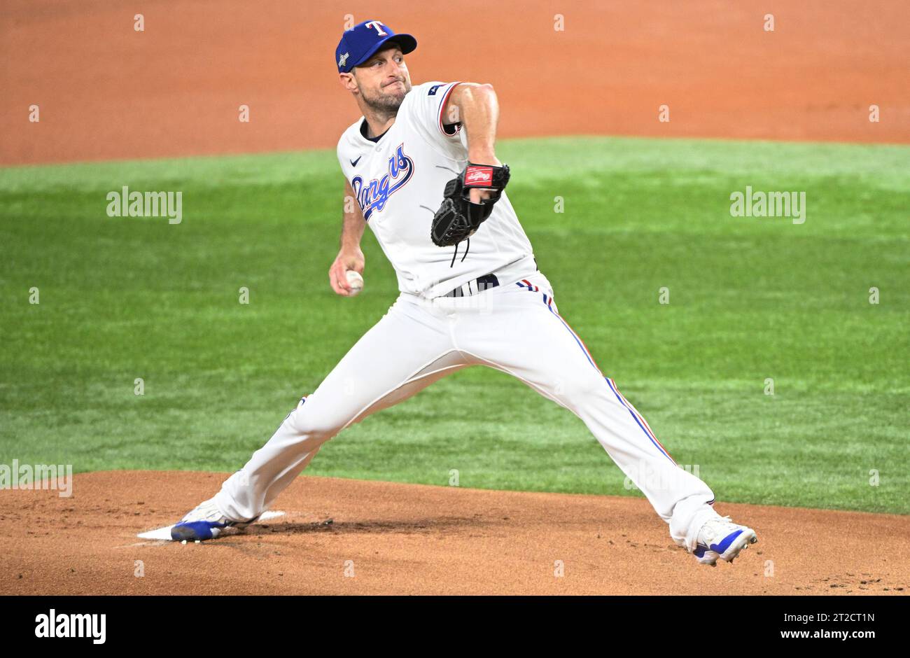 Arlington, United States. 18th Oct, 2023. Texas Rangers starting ...