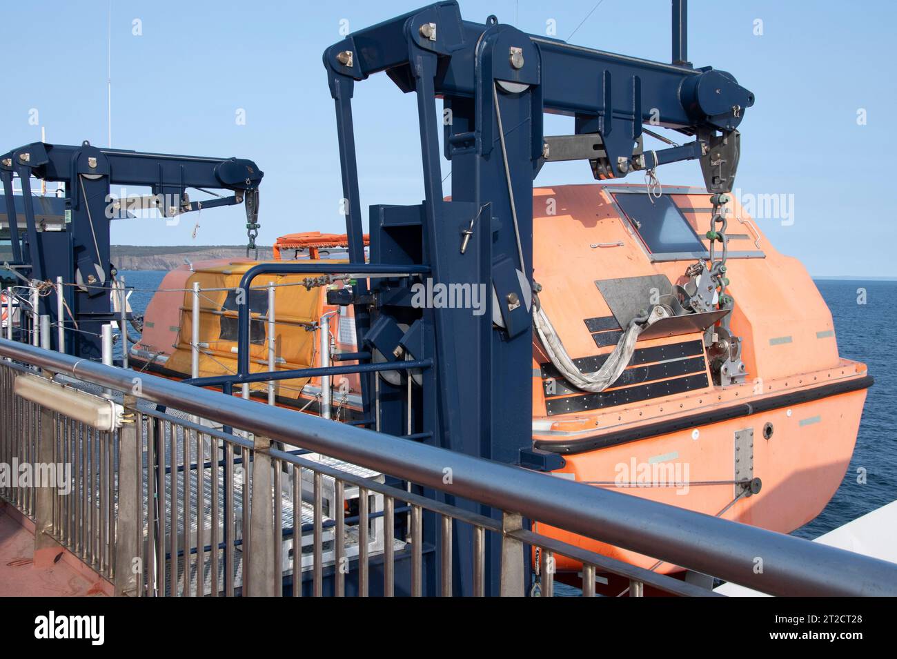 Lifeboat on the ferry to Bell Island, Newfoundland & Labrador, Canada ...