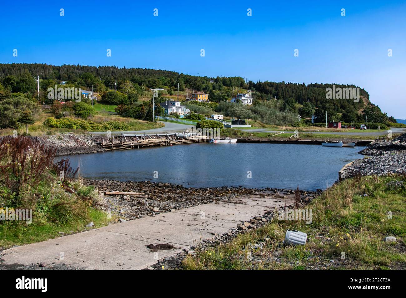Lance Cove on Bell Island, Newfoundland & Labrador, Canada Stock Photo ...