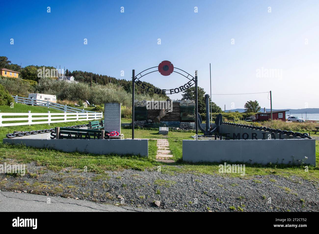 Seaman's Memorial at Lance Cove on Bell Island, Newfoundland & Labrador ...