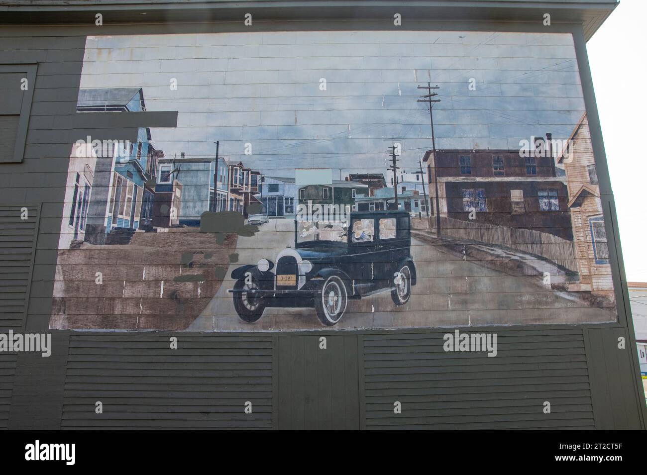 History historical mural building public art artwork street road hi-res ...