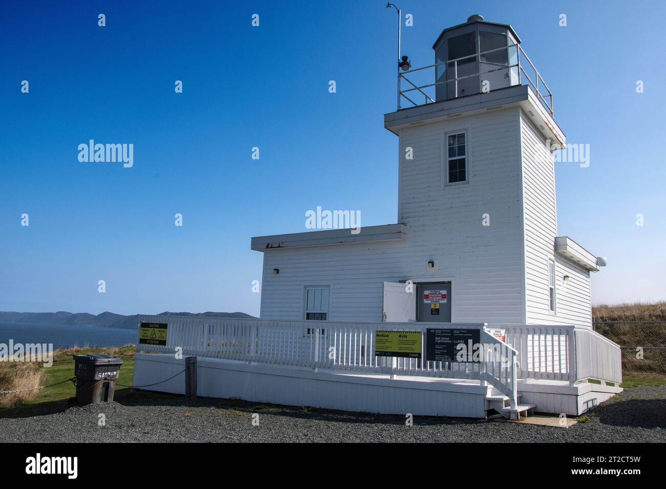 Bell Island heritage lighthouse in Newfoundland & Labrador, Canada ...