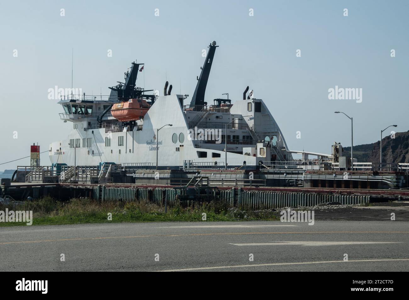 Ferry docked at Bell Island, Newfoundland & Labrador, Canada Stock ...