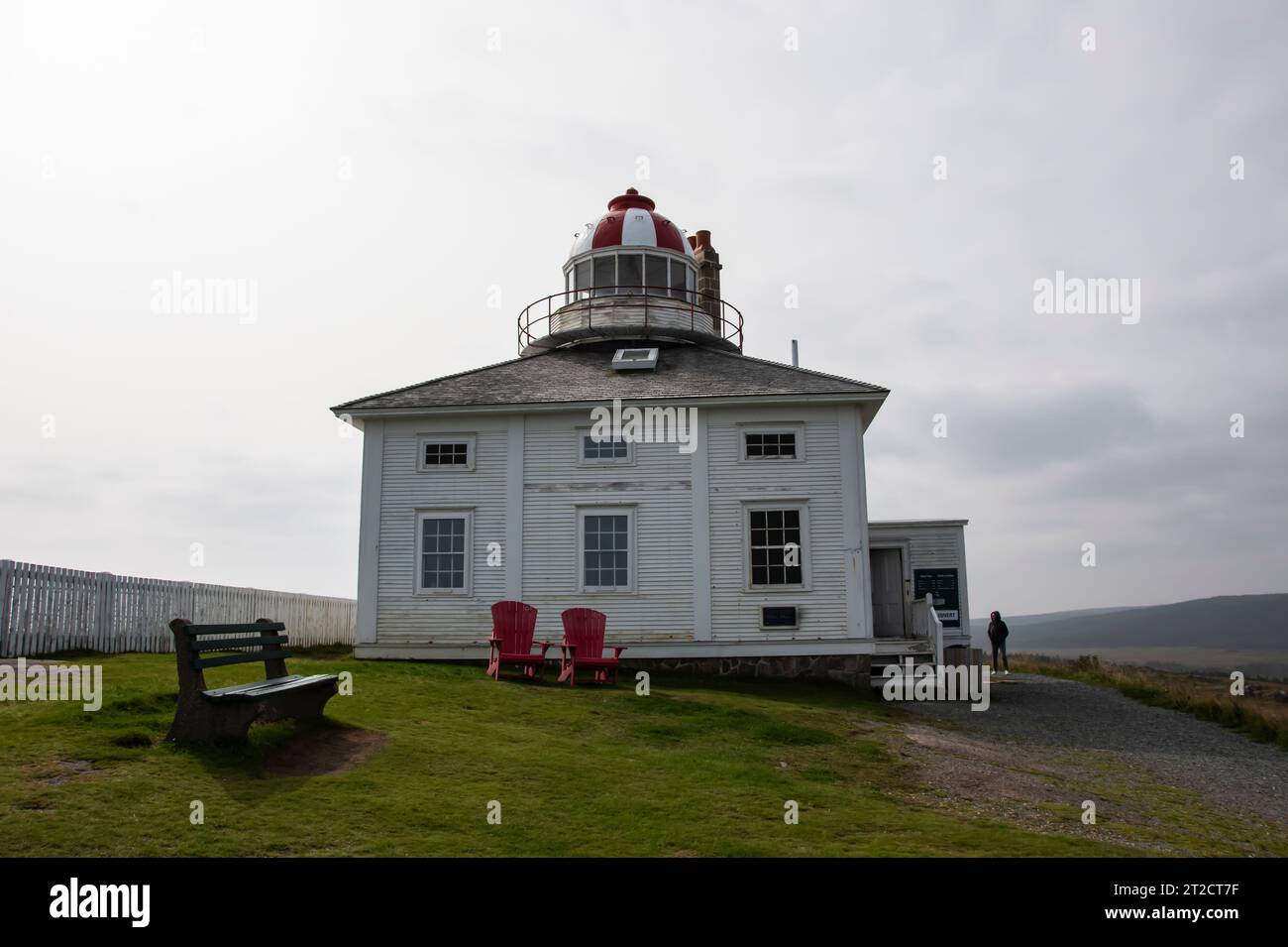 Heritage Lighthouse at Cape Spear Lighthouse National Historic Site in ...