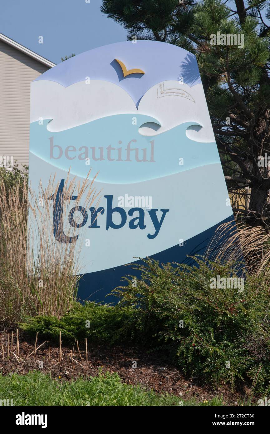 Welcome to beautiful town of Torbay sign in Newfoundland & Labrador ...