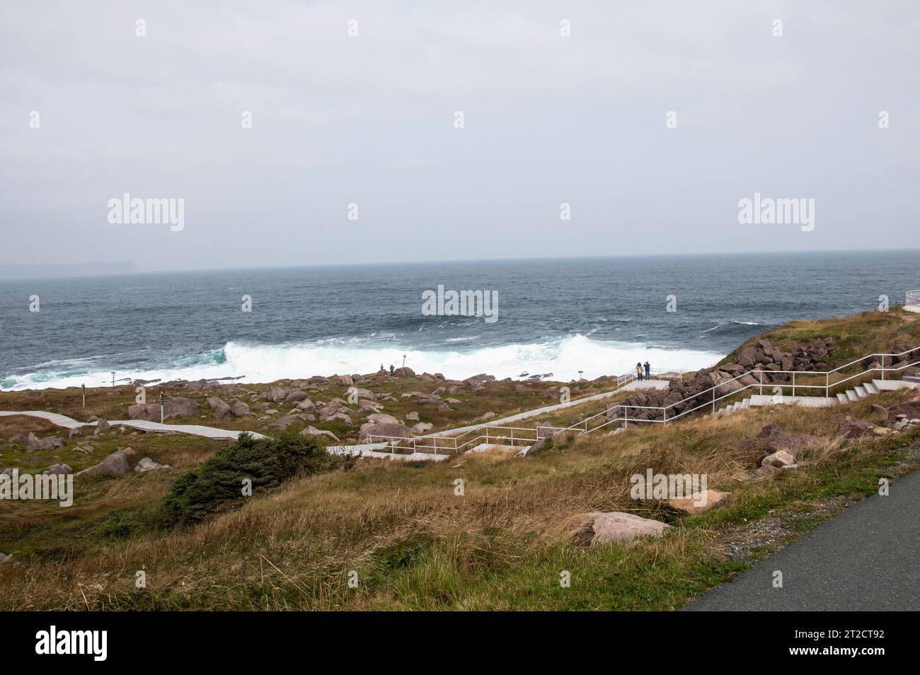 Surf at Cape Spear Lighthouse National Historic Site in St. John's ...