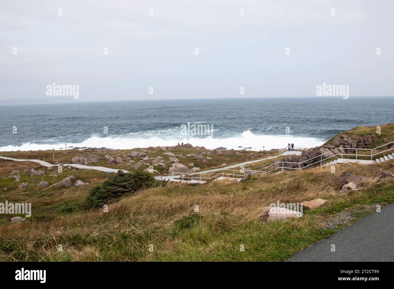 Surf at Cape Spear Lighthouse National Historic Site in St. John's ...