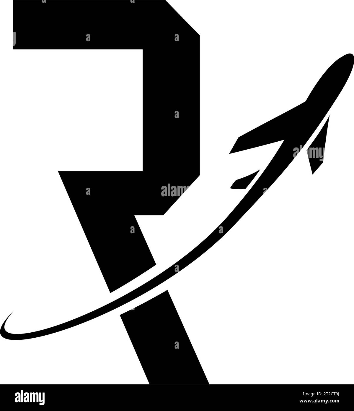 Futuristic type r logo Cut Out Stock Images & Pictures - Alamy