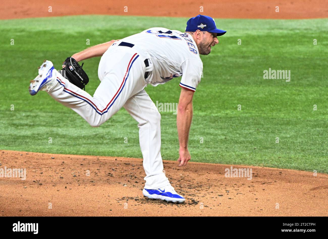 Arlington, United States. 18th Oct, 2023. Texas Rangers starting ...